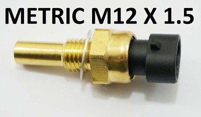 GM METRIC M12 Coolant Temp Sensor with plug SDS MEGASQUIRT Haltech AEM ...