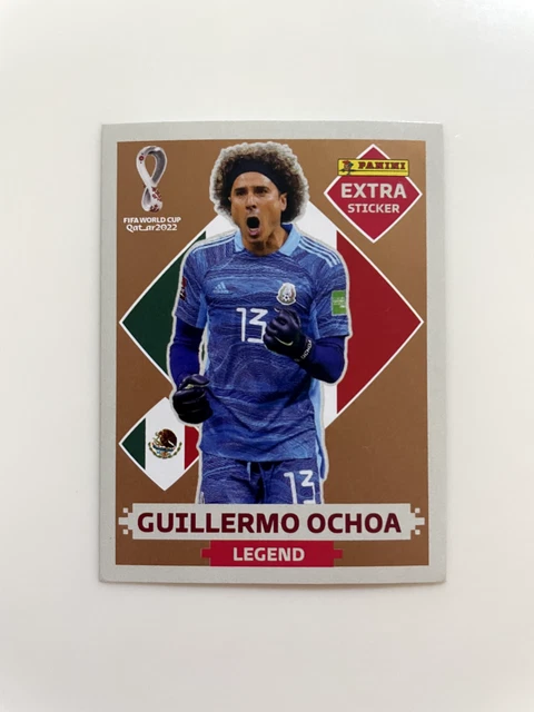 PANINI FIFA WORLD Cup Qatar 2022 Guillermo Ochoa Legend Extra Sticker BRONZE EUR 25,59 - PicClick FR