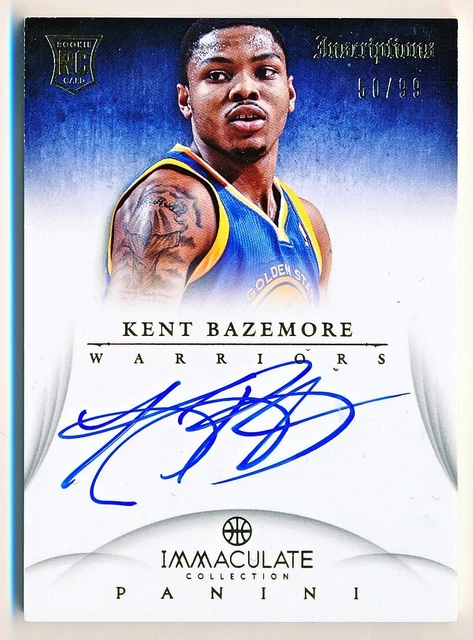 2012-13 IMMACULÉE KENT Bazemore Inscriptions Auto Rc #IN-KZ (50/99) EUR ...