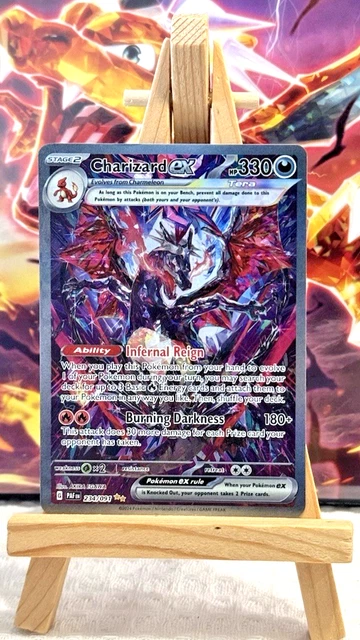 POKEMON TCG PALDEAN Fates Charizard Ex 234/091 Special Illustration ...
