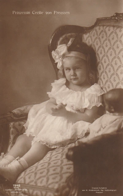 ***ORIGINAL POSTCARD***PRINCESS CECILIE OF PRUSSIA Nobility Royal ...