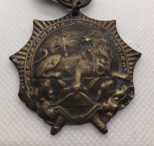 #76 GERMAN SOUTH West Africa Medal Angola Namibia Lion Order Ordern ...