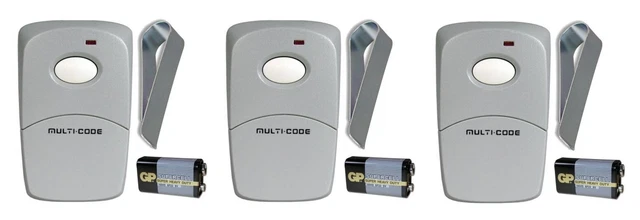 EMP300MCD21V COMP MULTI-CODE Gate/Garage Remote 3089 300MHz 10 Switch 3 ...