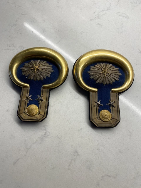 PAIR OF ANTIQUE 19th Century Swedish Military Epaulettes £57.92 ...