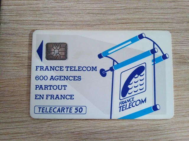 TELECARTE 600 AGENCES T39b.520 50U SC6 SANS logo innovatron lot 25884 ...