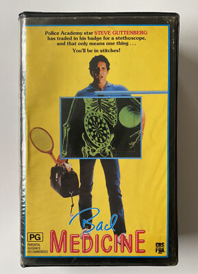 BAD MEDICINE [VHS] CBS Fox Video 1985 Ex-Rental Tape Steve Guttenberg ...