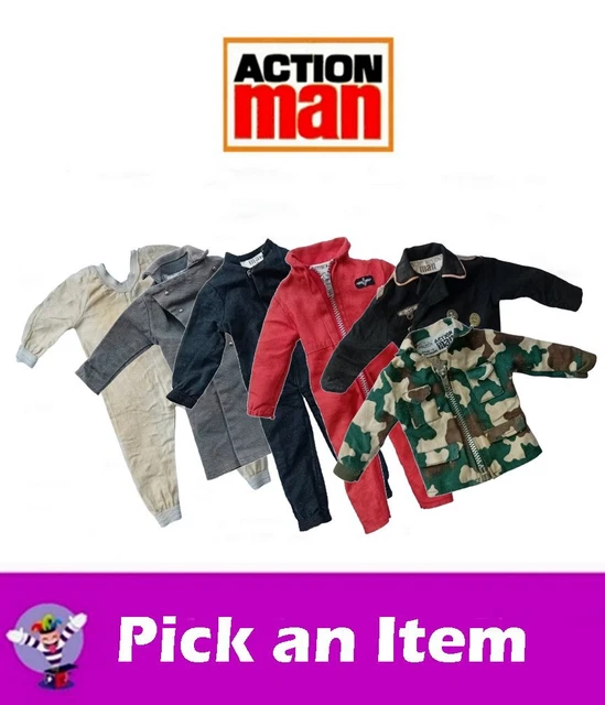 VINTAGE PALITOY ACTION Man UNIFORM / CLOTHES SHOP Loads to Choose from ...