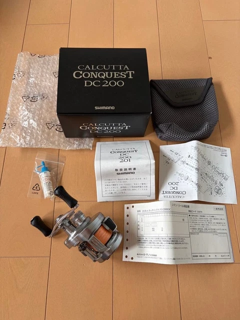 SHIMANO CALCUTTA CONQUEST DC 200 Baitcast Fishing Reel Saltwater With ...