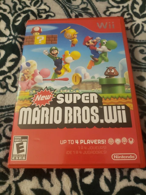 NEW SUPER MARIO Bros Wii Nintendo CIB Complete Game Tested Nice Disc £ ...