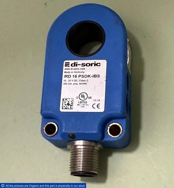 DI-SORIC IRD 15 PSOK-IBS Compact Inductive Ring Sensor IRD-15-PSOK-IBS ...