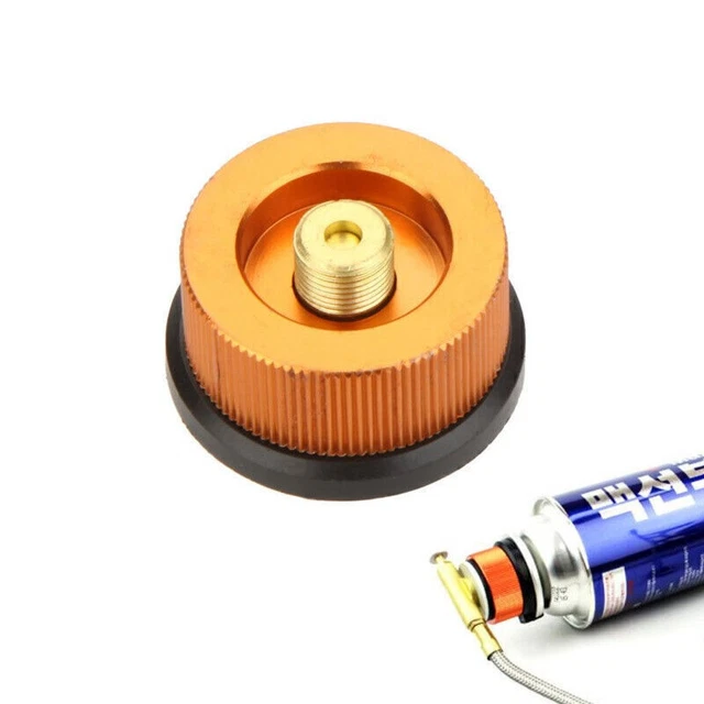 CAMPING BURNER CONVERSION Head Tank Gas Bottle Adapter Stove Connector ...