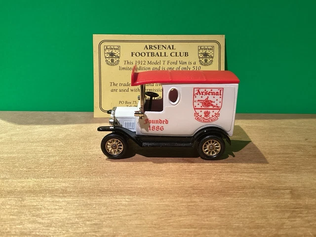 LLEDO VERY RARE Model T Ford Van - ARSENAL FOOTBALL CLUB £24.99 ...