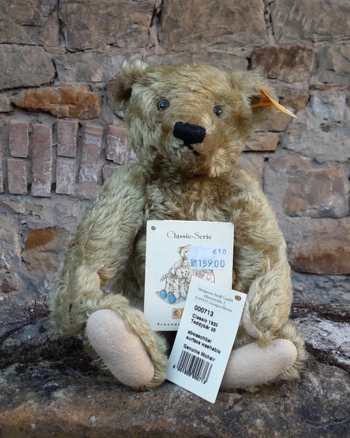 ***STEIFF*CLASSIC TEDDYBÄR 25*TEDDY*REPLIKA 1920*000713*Alle Id's ...