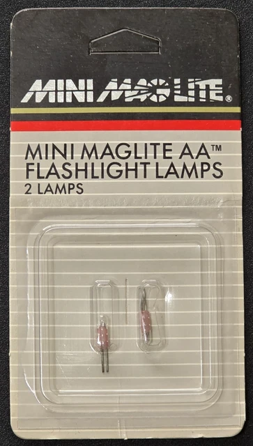 BRAND NEW MINI MagLite 2 Cell AA Replacement Lamp LM2A001 107-000-227 ...