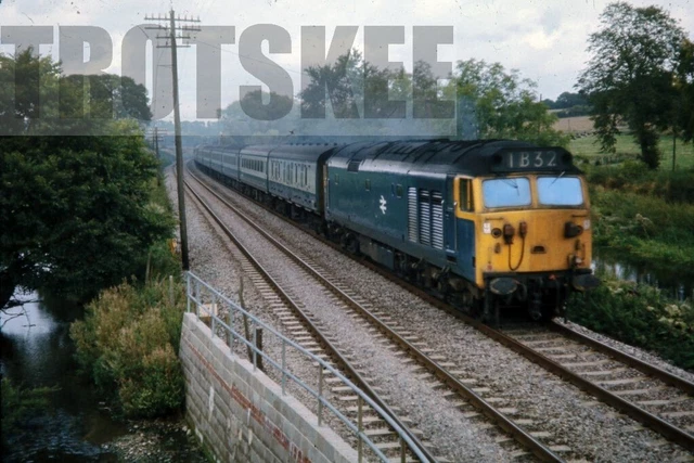 35MM SLIDE BR British Railways Diesel Loco Class 50 50027 1975 Original ...
