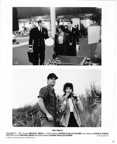 NAVY SEALS-1990-CHARLIE SHEEN-JOANNE Whalley Kilmer-B&W Fn EUR 26,48 ...