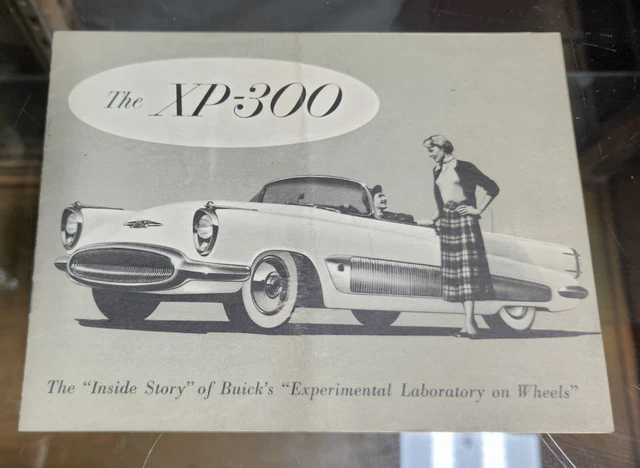 1951 BUICK THE XP-300 Original Concept Car Dealer Brochure 51 Buick XP ...