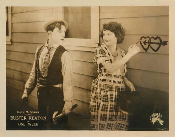 ONE WEEK POSTER Buster Keaton Sybil Seely 1920 Old Movie Photo $8.50 ...