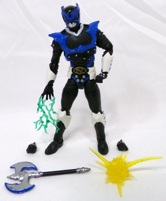 POWER RANGERS RAYO Colección Gamestop Pscycho Azul Ranger 6" Figura ...