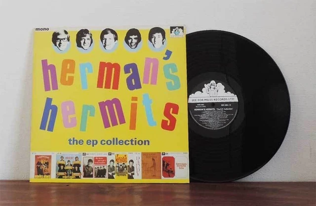 HERMAN'S HERMITS/ THE Ep Collection LP British Beat Soft Rock 60s $55. ...