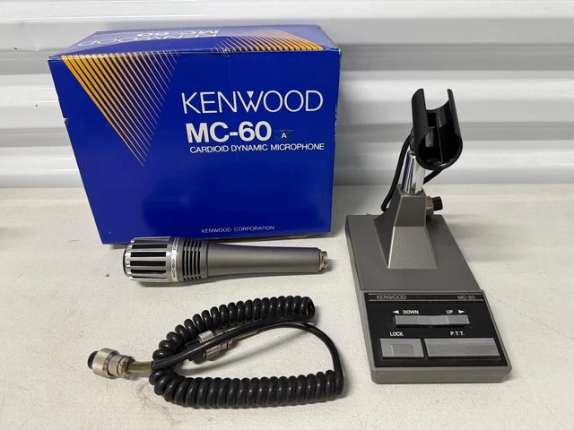 TRIO KENWOOD MC-60 Dynamic Microphone 8-pin for Ham Radio Excellent ...