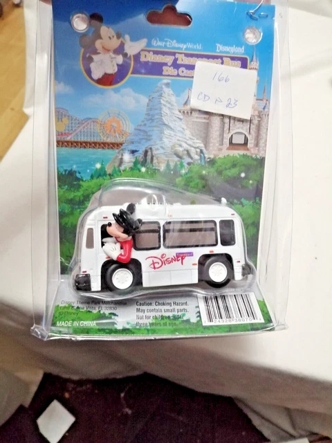 NEW DISNEY THEME Park Collection Die Cast Transport Bus Mickey Goofy ...