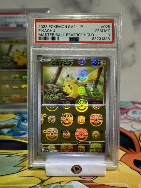 PSA 10 POKEMON 151 Pikachu Master Ball 025/165 Holo Japanese $15.51 - PicClick AU