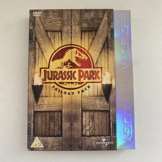 JURASSIC PARK MOVIE Bundle X 3 Dvd Trilogy 1-3 Lost World Collection ...