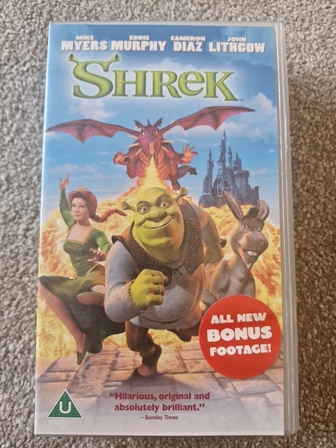 SHREK (VHS, 2001) £9.99 - PicClick UK