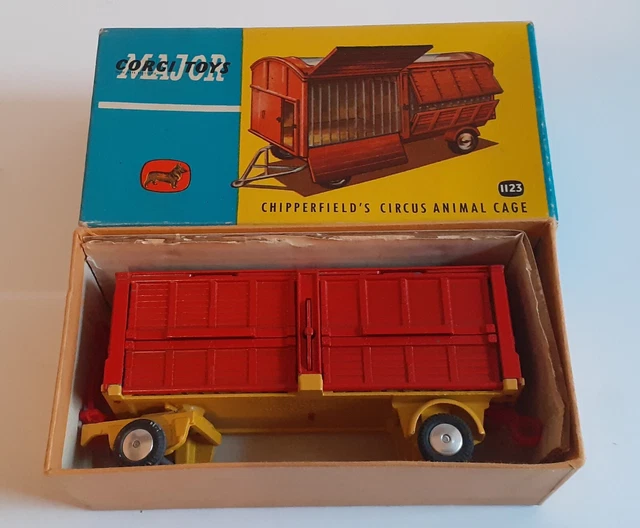 ORIGINAL CORGI MAJOR Toys 1123 - Chipperfields Circus Animal Cage/Polar ...