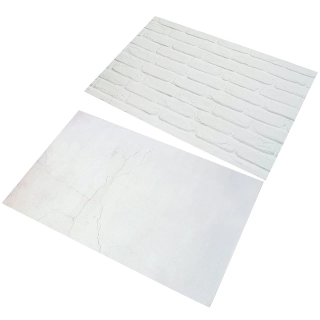 PORTRAIT PHOTO BACKDROP Paper Brick Look Wall Cover Wallpaper Peel £33. ...