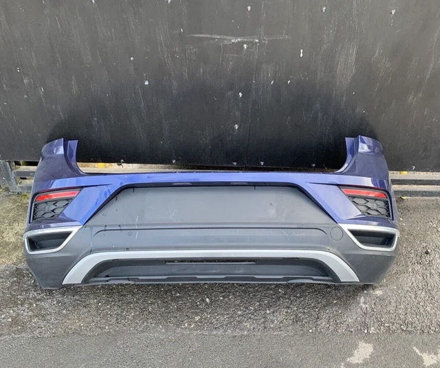 2017-2020 VW T-ROC T Roc Rear Bumper Complete With Pdc Sensors In Blue ...