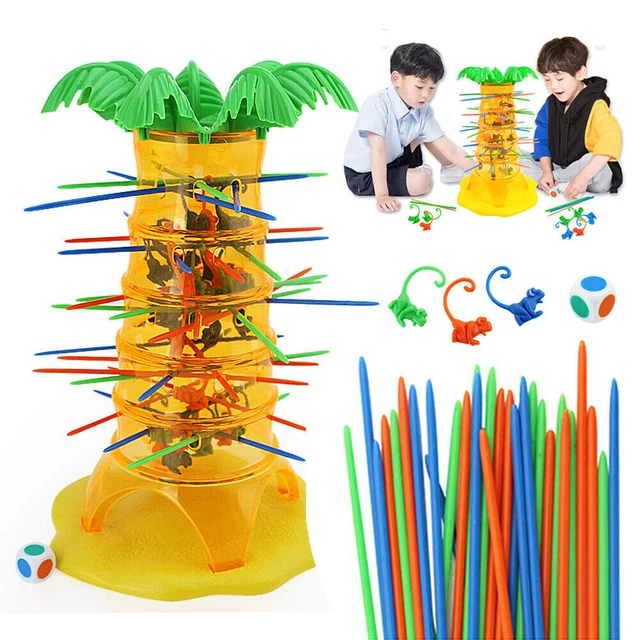 KIDS ADULTS MONKEY Falling Down Board Game Don't Let The Monkeys Fall ...