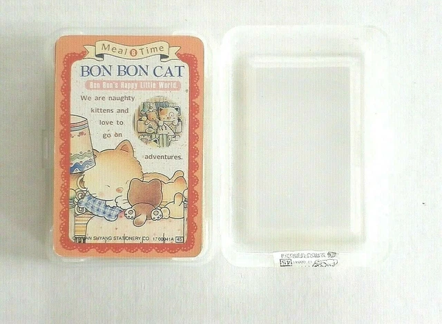 RARE BON BON CAT CARDS Deck of Playing Cards Vintage Chyuan Shyang ...
