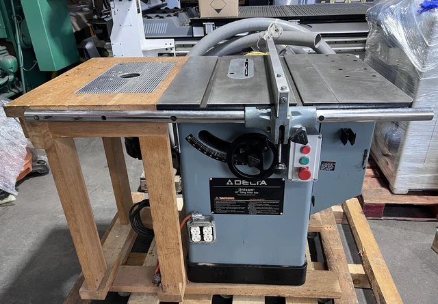 NICE!! DELTA 10& Unisaw Tilting Arbor Table Saw & Router Combo $1,499. ...