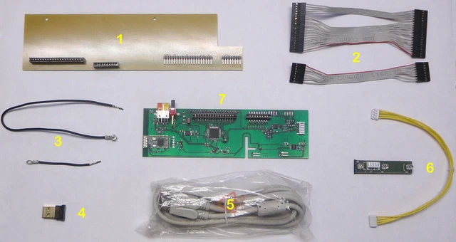 IBM MODEL M Bluetooth-USB-Hybrid programmable universal replacement ...