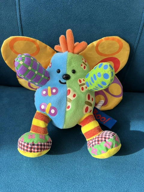 CBEEBIES WHERE’S BOO ! Butterfly rare soft beanie toy £34.99 - PicClick UK