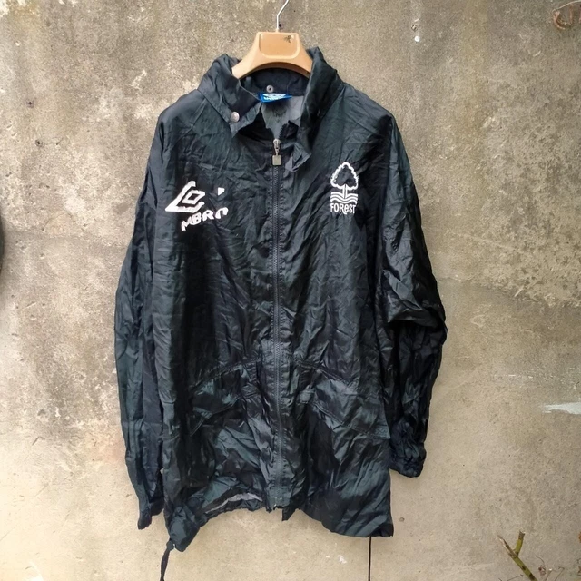 RARE NOTTINGHAM FOREST 90s player issue football training jacket / coat ...