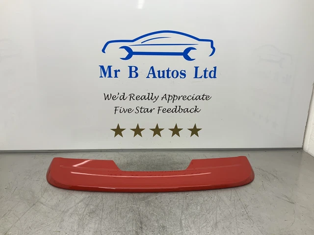 GENUINE FORD FIESTA ST150 Mk6 Rear Spoiler Red £59.00 - PicClick UK