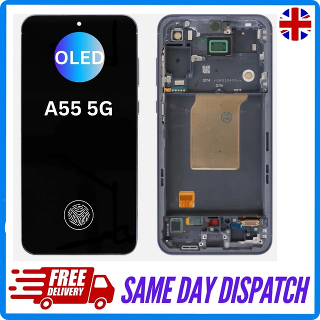SAMSUNG GALAXY A55 SM-A556B OLED LCD Screen Display Touch Digitizer ...