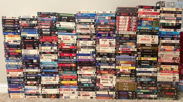 CHOOSE YOUR VHS Lot! Bulk Savings! 295+ VHS Tapes! See Description for ...