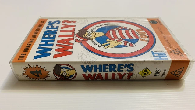 WHERE'S WALLY? VOLUME 4 - VHS 1992 -Rare Collectable 90’s Animated TV ...
