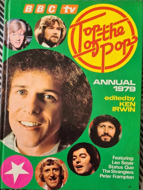 TOP OF THE Pops Annual 1979 bbc tv ken irwin leo sayer status quo ...