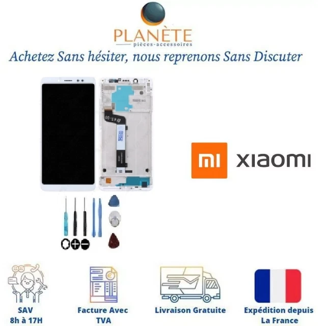 ECRAN LCD & Vitre tactile Blanc Sur Châssis Pour Xiaomi Redmi Note 5 EUR 23,99 - PicClick FR