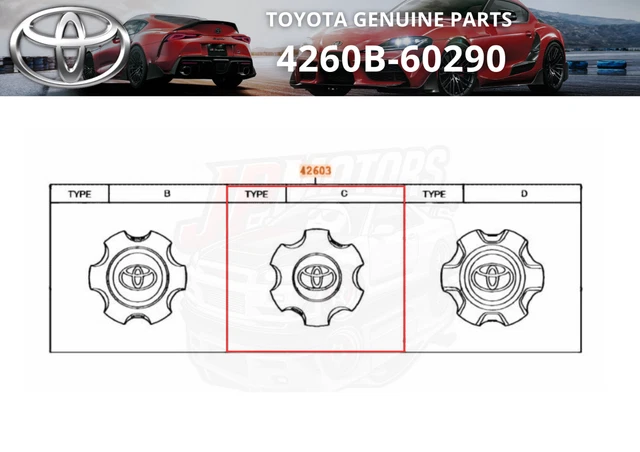 TOYOTA GENUINE LAND Cruiser PRADO 150 Series Wheel Center Cap 4pcs ...