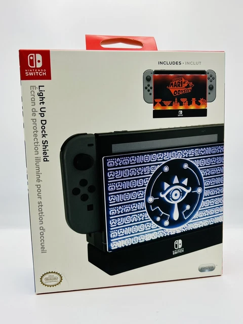 NINTENDO SWITCH THE Legend of Zelda/Super Mario Odyssey Light Up Dock ...