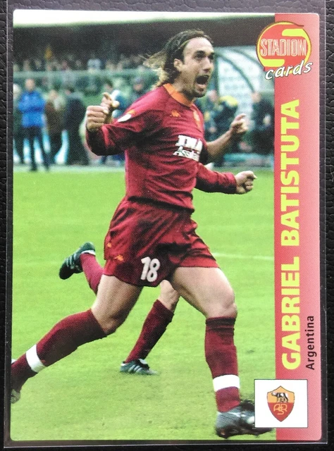 GABRIEL BATISTUTA, AS Roma, 2000 Stade World Stars, Rare Sp EUR 23,09 ...