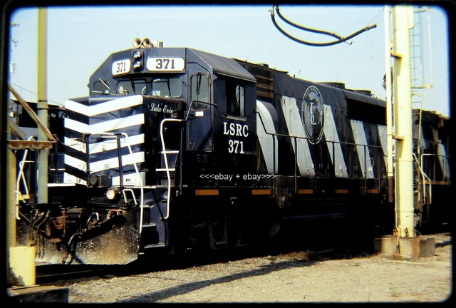 ORIGINAL RAILROAD SLIDE OSLD LSRC 371 GP35 "Lake Erie" Bay City MI 9/18 ...