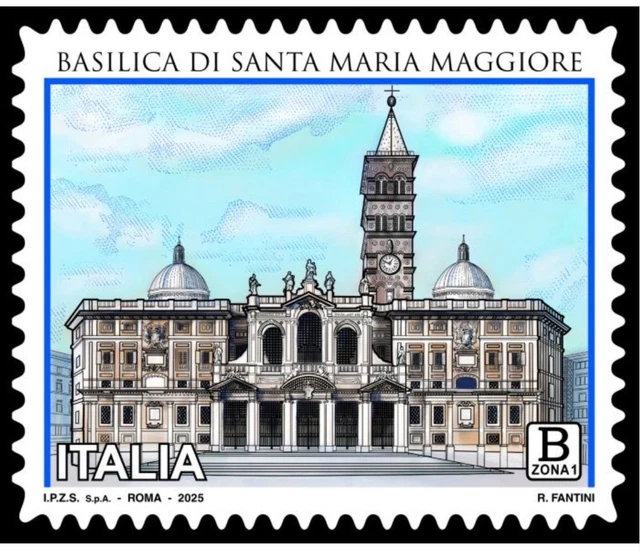STAMPS 2025 ITALY. "Basilica of Santa Maria Maggiore". New. Perfect. £1 ...