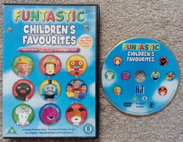 FUNTASTIC CHILDREN'S FAVOURITES DVD - Thomas/Pingu/Rubbadubbers/Wiggles ...